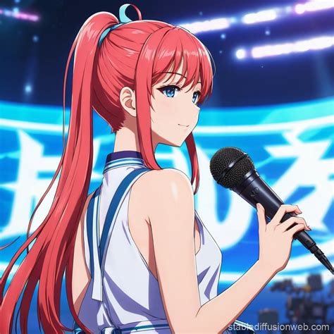 Anime Idol Scene Stable Diffusion Online