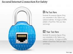 Secured Internet Connection For Safety Ppt Slides PowerPoint Presentation Sample Example Of