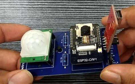 How To Make An Esp32 Cam And Blynk App Based Security Camera With Motion Detection Electronics