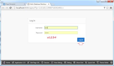 Custom Authentication In Oracle Apex