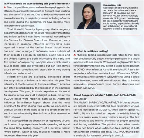 Multiplex Testing A Solution To Manage Surge In Respiratory Illnesses