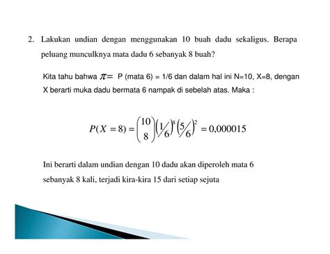 Distribusi Binomial Dan Poisson Baru Ppt