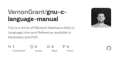 Richard Stallmans Gnu C Language Intro And Reference Available In Markdown And Pdf Rapdm