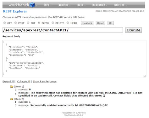 salesforce integration tutorial part 6 exploring patch method sfdc stop