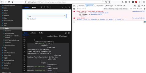 Tabs In Mobile View Js Error With Only Single Tab · Issue 1554