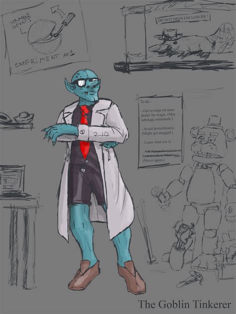 Terraria Npc Doodle The Goblin Tinkerer R Terraria