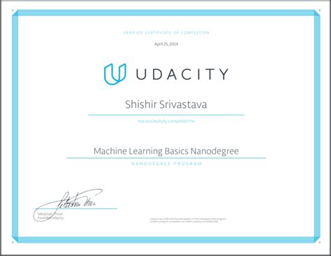 Shishir Srivastava On Linkedin Udacity Machinelearning Nanodegree