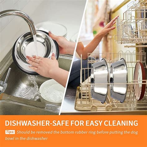 Badu Bg Купа за кучета с голям капацитет Купа за кучета от неръждаема стомана за куче Хранилка