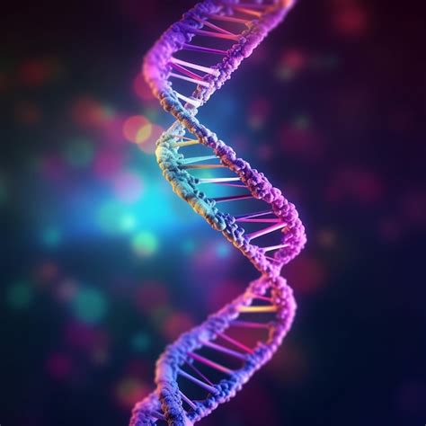 Premium Ai Image Dna Structure