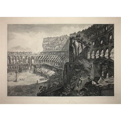 View Italy Rome Piranesi Vedute Di Roma Colosseum Interior