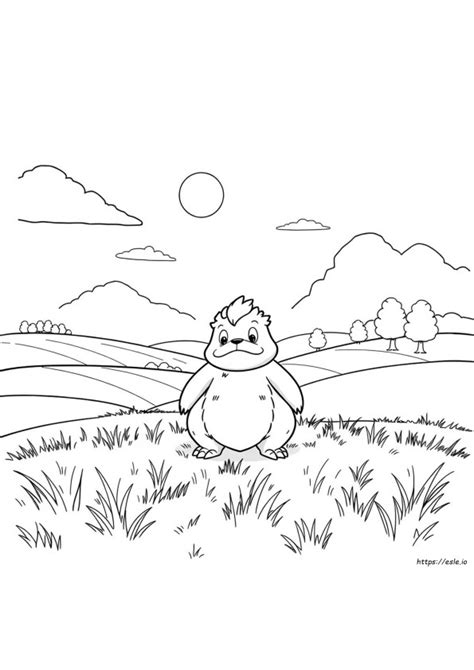 Drowzee Coloring Page