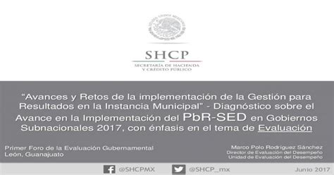 “avances Y Retos De La Implementación De La Gestión Para … · 2017 6