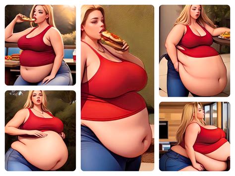 At The Cookout Part 3 A Weight Gain Comic By Alexstuart2 On Deviantart