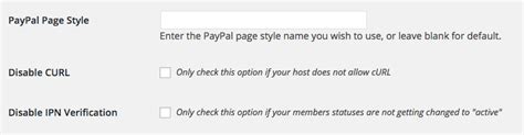 Paypal Standard Restrict Content Pro