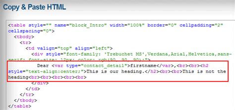 HTML Tips Tricks Header Alignment Breaks