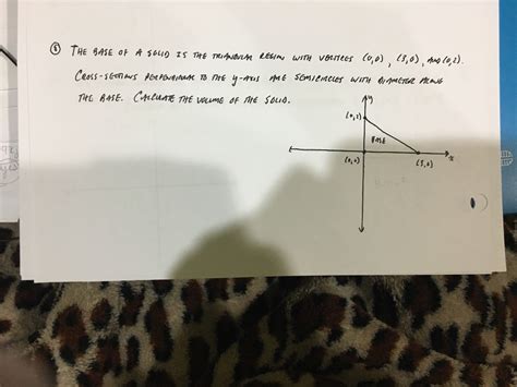 Solved THE BASE OF A SOLID IS THE TRIANGULAR REGION WITH Chegg Com