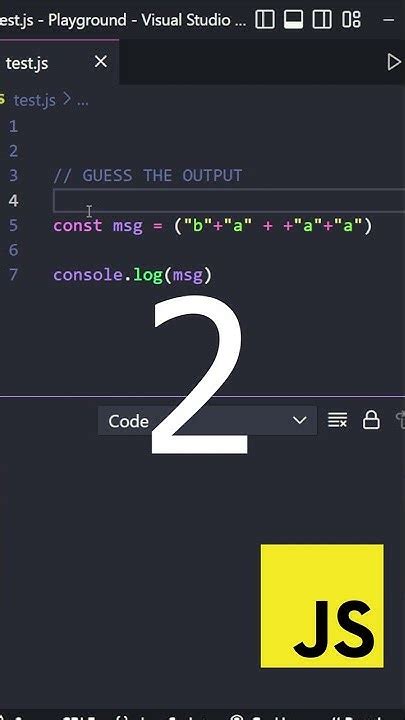Javascript Is Weird Quiz Can You Guess The Output Js Coding Youtube