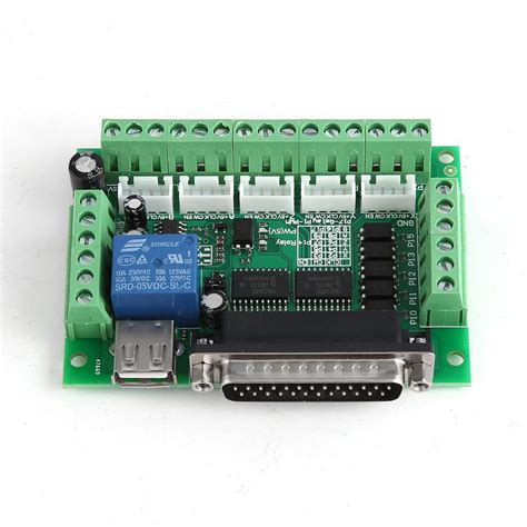 Ss Cnc 5 Axis Interface Breakout Board For Stepper Motor Driver Cnc Mill Mach3 Uygun Fiyatlı