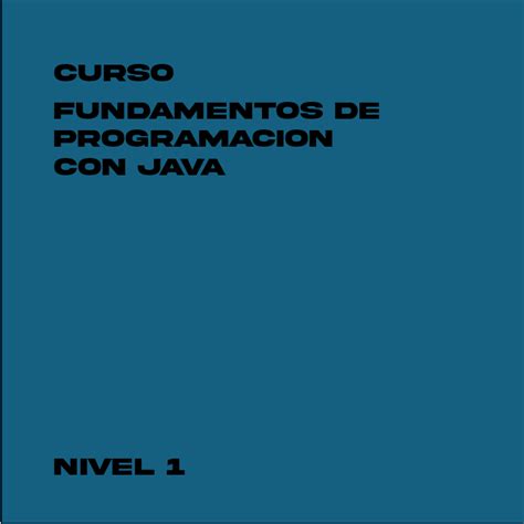 Curso De Fundamentos De Programacion Con Java Dolphin Partners