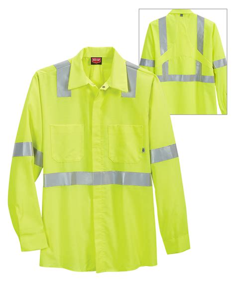Mimix™ Class 2 High Visibility Ripstop Work Uniform Shirts Unifirst