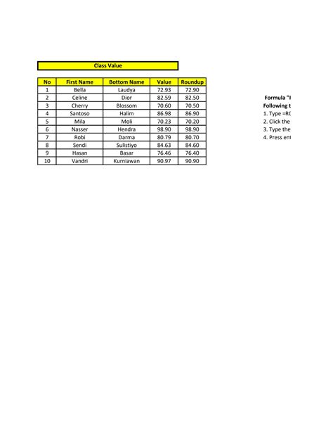 Solution Using The Rounddown Formula In Microsoft Excel Studypool