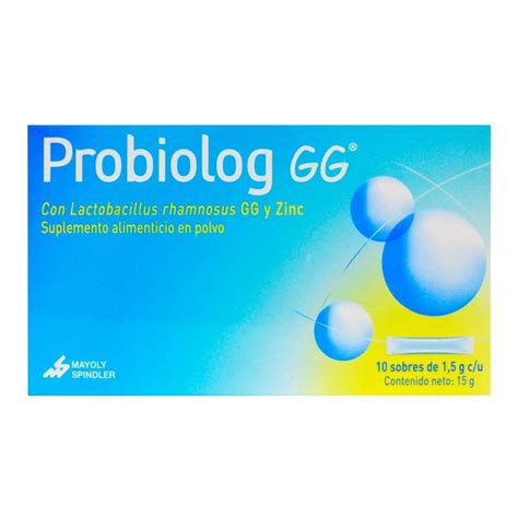 Suplemento Alimenticio Probiolog Gg En Polvo 10 Sobres De 1 5 G C U Walmart