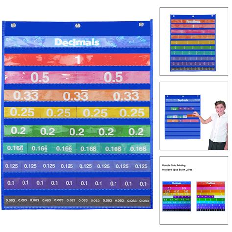 1set Fraction Tiles Educational Resources Decimal Vicedeal