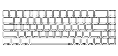 65 Custom Keycaps Set Ansi 68 Keys Goblintechkeys
