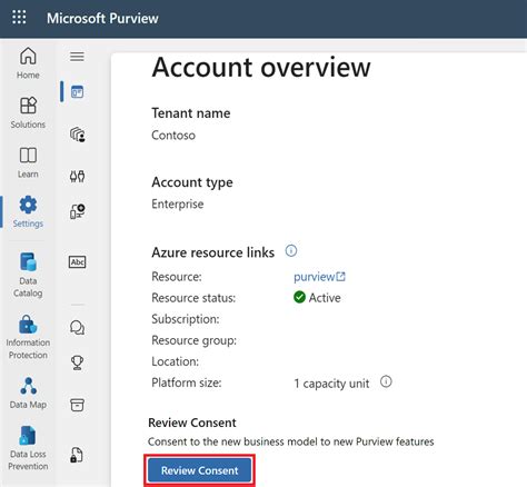 Microsoft Purview Unified Catalog Billing Consent Microsoft Learn