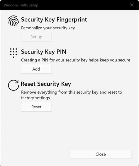 Reset Security Key Yubion Fido Logon Guide