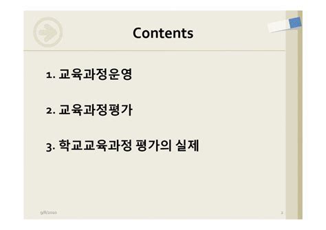 교육과정의 운영과 평가 인문교육