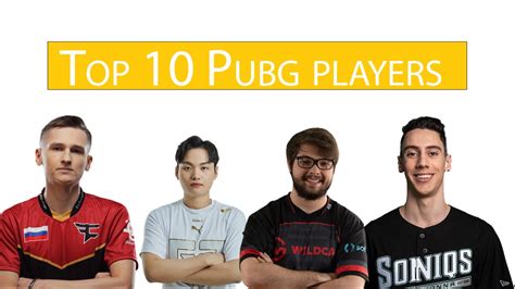 Meet The Top 10 Pubg Players In The World Youtube