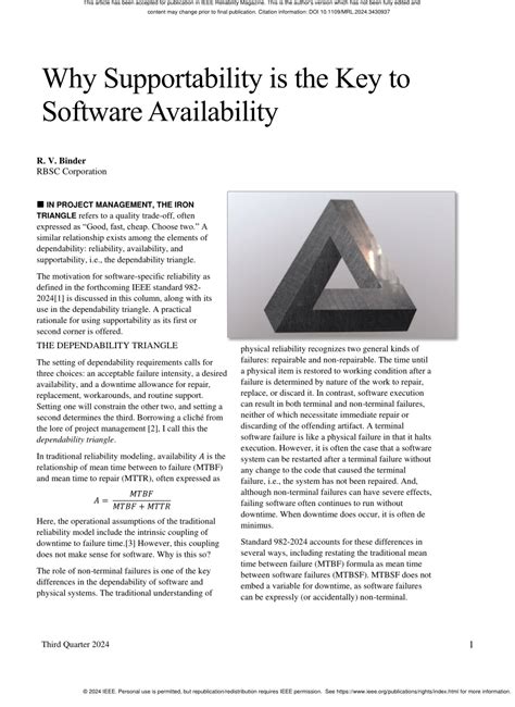 Pdf Why Supportability Is The Key To Software Availability Pdf Why Supportability Is The Key To Software Availability