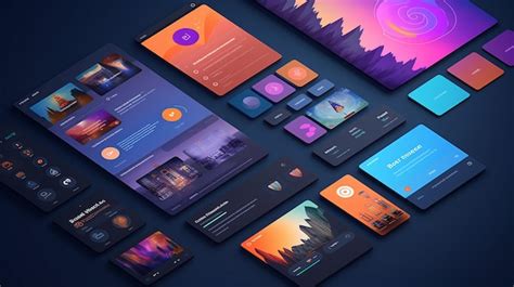 Premium Ai Image Ui Ux Design Template Ai Generated Image