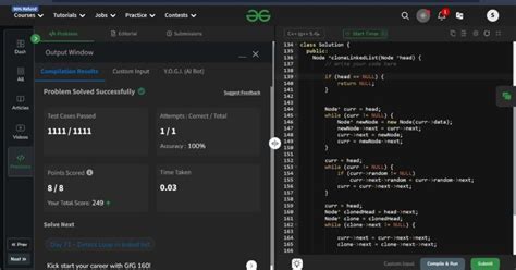 geekstreak2024 gfg160 problemsolving dsa codingjourney