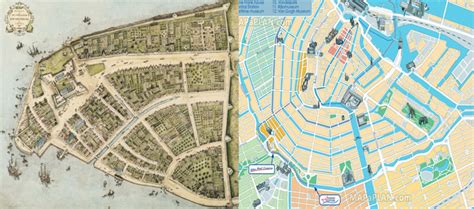 Figure New Amsterdam In 1660 And Amsterdam Today Building The Skyline