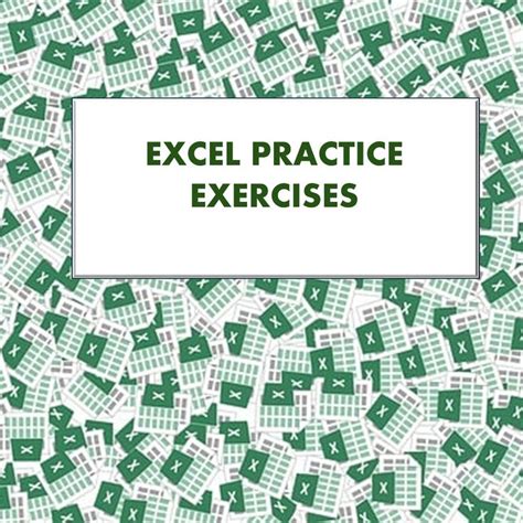 Free Excel Exercises For Practice
