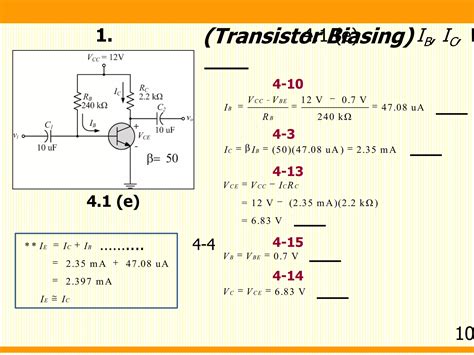 Transistor Bias Circuit Pptx