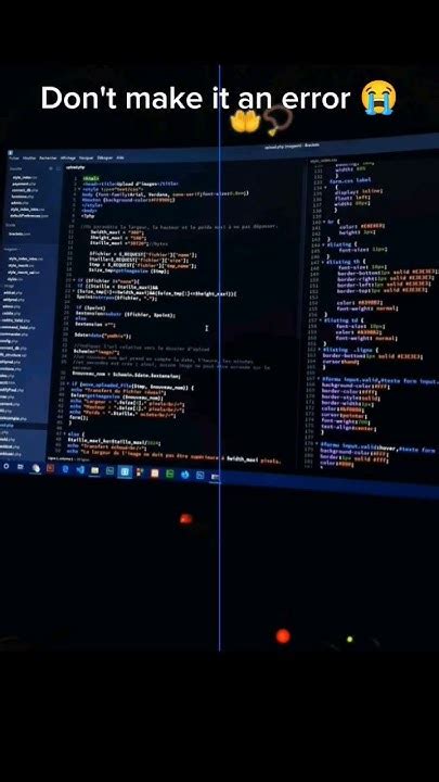 Biggest Fear Of A Programmer🥲 Programmer Computerscience Coding Programming Html Python