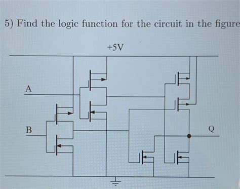 Find The Logic Function For The Circuit In The Chegg Com