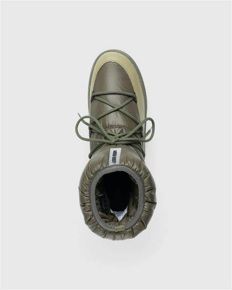 Moon Boot Mtrack Low Khaki Nylon Boots
