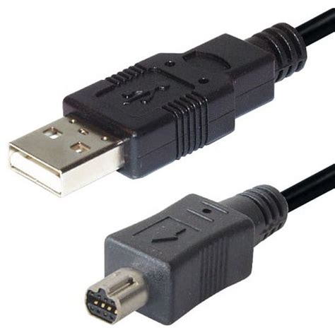 USB type A connector / 8-pin. mini usb