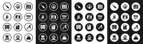 Set System Bug Internet Piracy Lock Picks For Lock Picking Bullet Car Theft Headshot