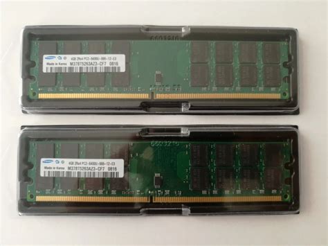 2 X Samsung 4gb 2rx8 Ddr2 800 Desktop Ram Cl6 M378t5263az3 Cf7 Arhiva