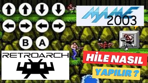 Retroarch MAME Hile Nasıl Yapılır YouTube