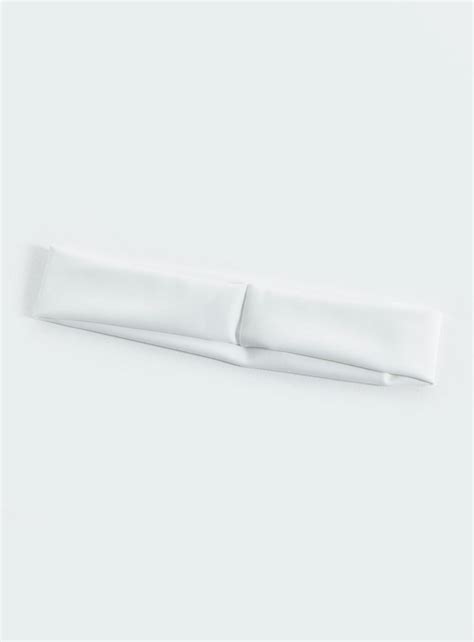 The Juney Nylon Headband White