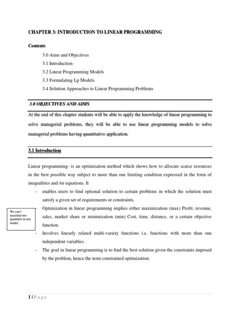 Chapter 3 Maths Pdf Mathematical Optimization Linear Programming
