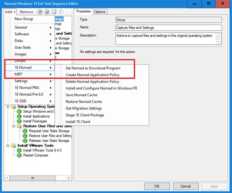 using nomad with operating system deployment osd
