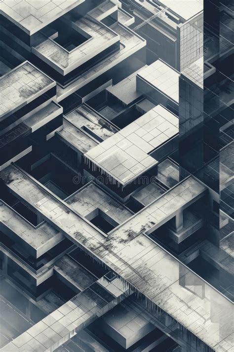 business design featuring a complex layout pattern stock illustration