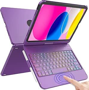 Amazon Com Hotlife Ipad Th Generation Case With Keyboard Touch Keyboard For Ipad Th